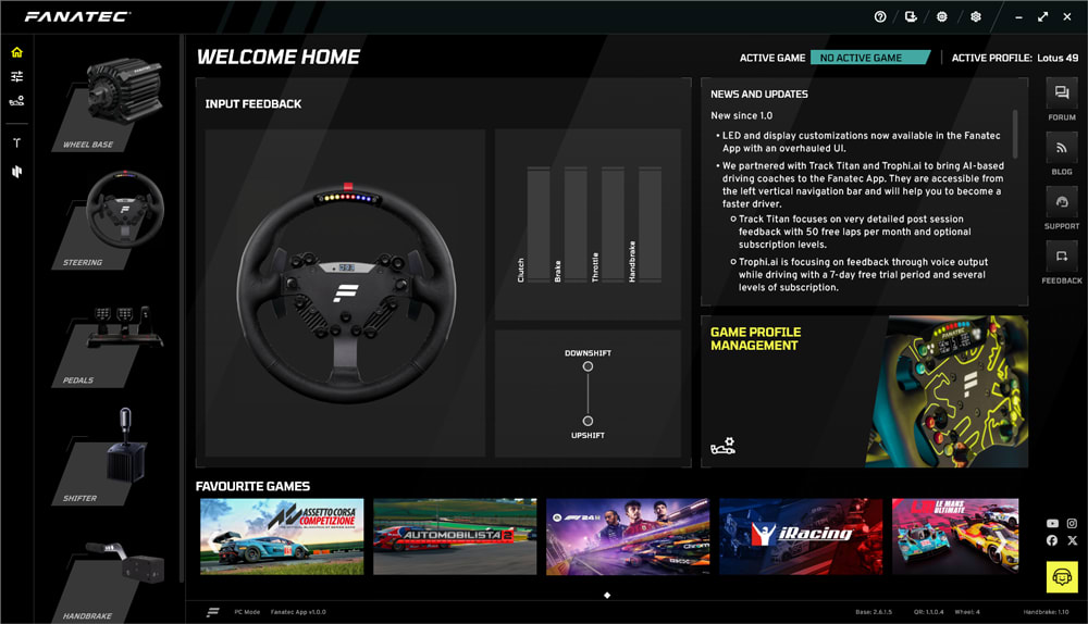 Fanatec Apps & Driver Download